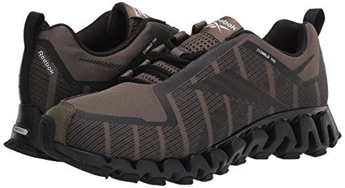 Reebok Men's ZigWild TR 6 Trail Running Shoe, Army Green/Black/White, 9