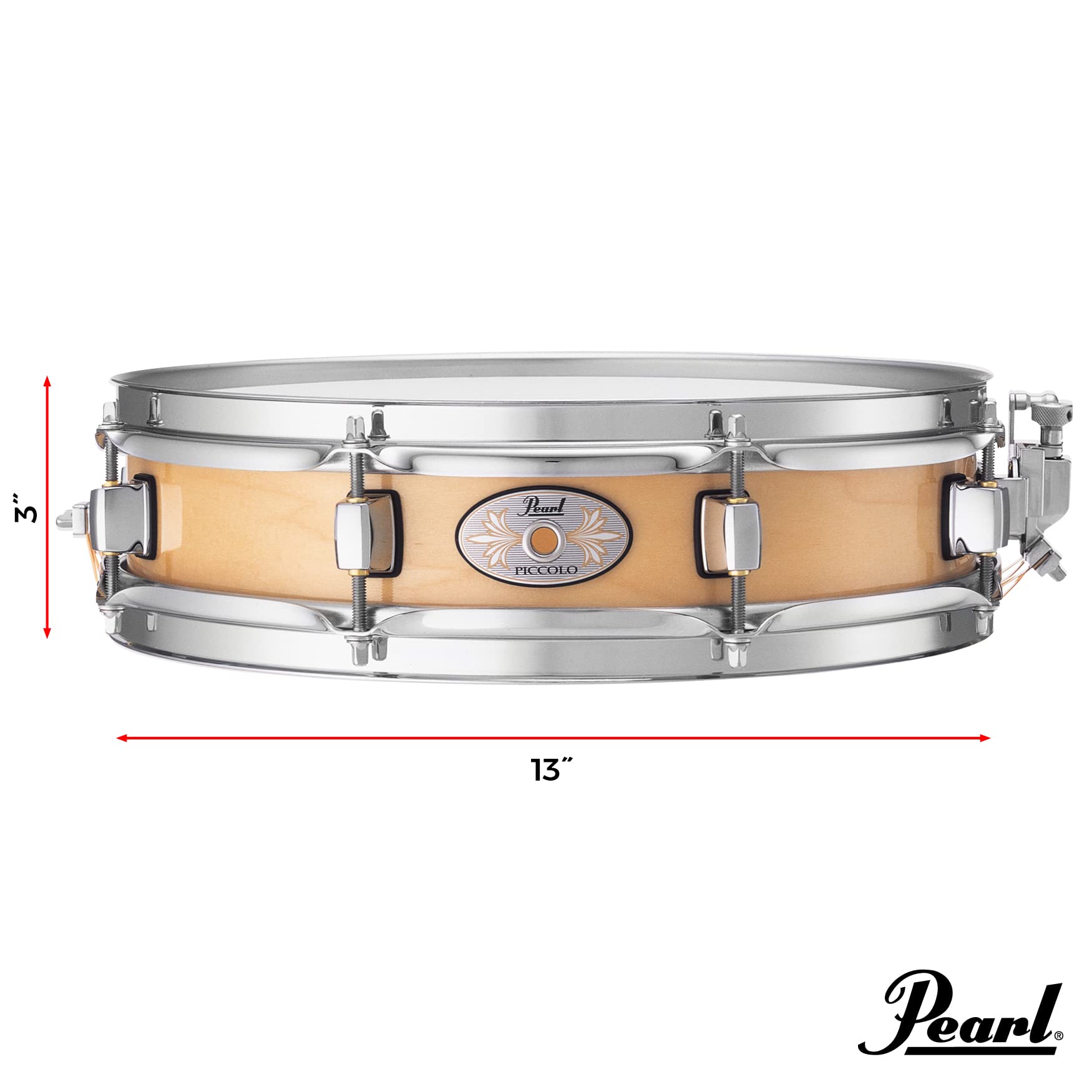 Pearl Snare Drum, Natural, inch (M1330102)