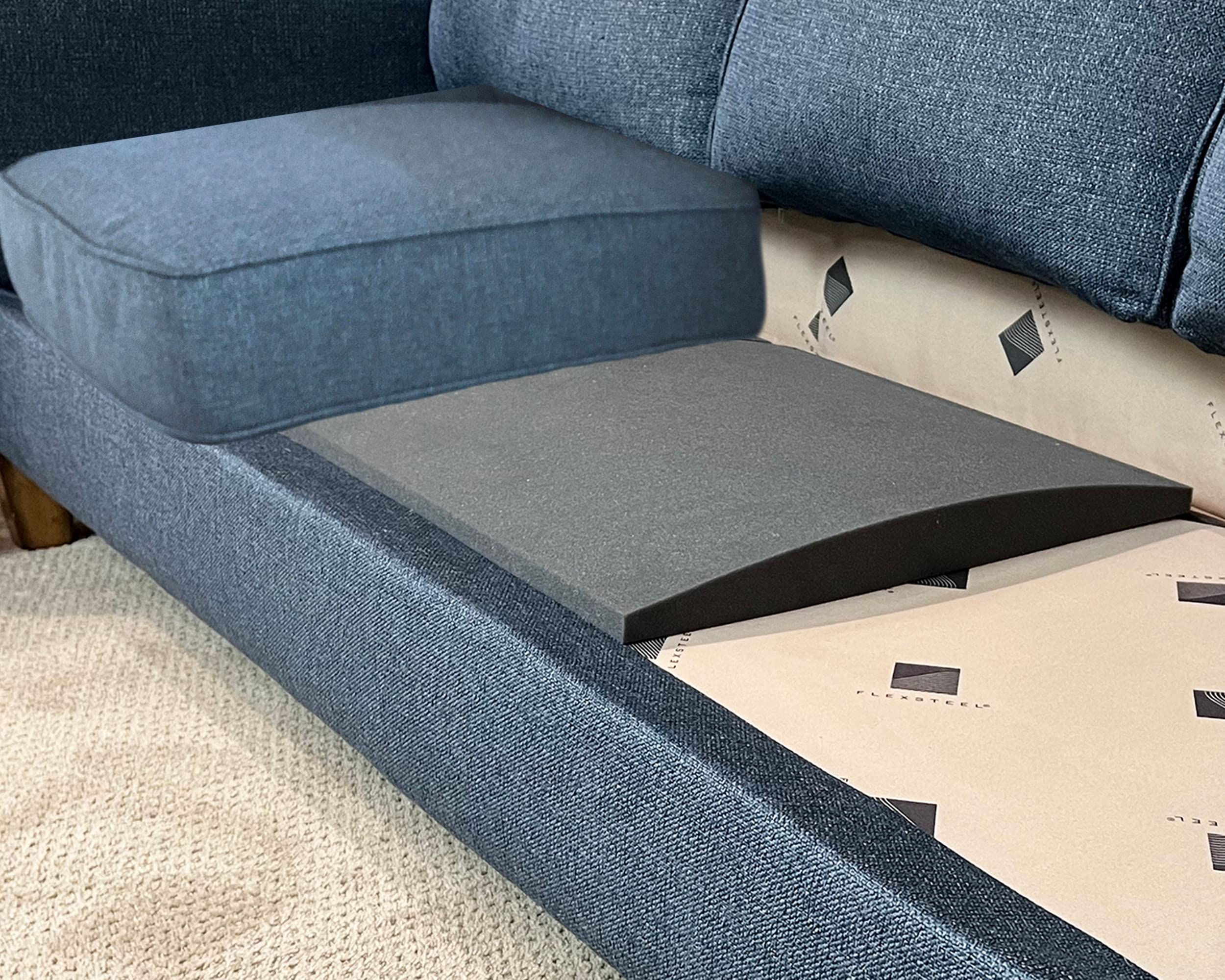 Stratiform Original Curve Cushion Sag Repair | Firm Density, 3-Pack | 20”x20” Each Pad | Cushion Support for Sofa Couch Loveseat Sectional Chair Recliner RV and Outdoor Seating | Made in USA