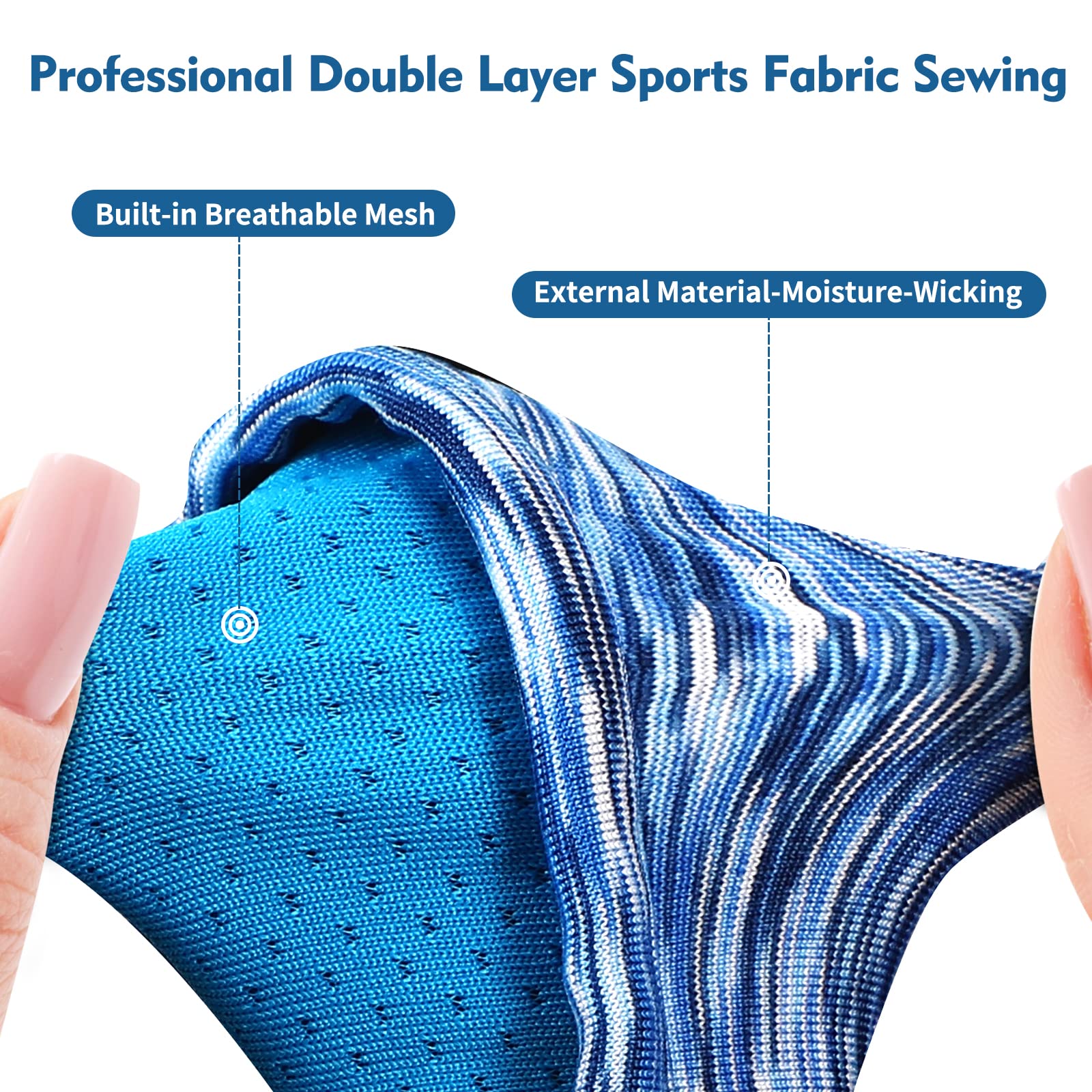 VR Mask Sweat Band for Oculus Go Quest 2, Adjustable Sweat Guard for VR Headset, Breathable VR Mask Eye Face Cover, Sweat Absorber for VR HMD Padding Use for Workouts Protect Facial Skin (3Pcs)