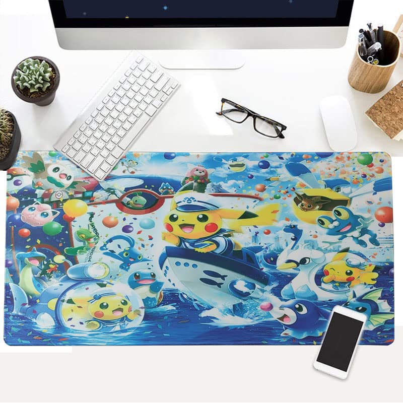 WZCSLM Mouse Pad- MTG Playmat - Perfect for Magic The Gathering, YuGiOh, Anime - TCG Card Game Table Mat - Durable, Thick, Cloth Fabric Top, Rubber Bottom(31.5"X15.74"X0.12" (Universe)