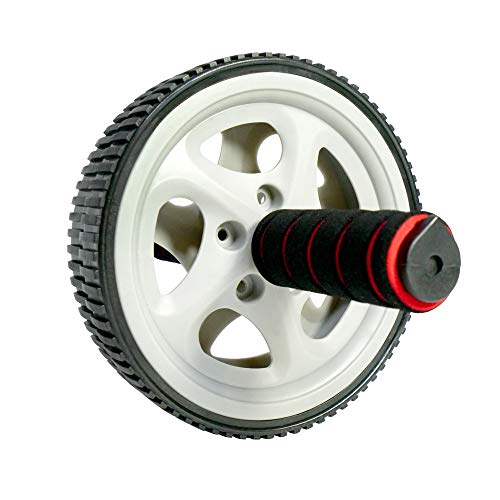 Sunny Health & Fitness Ab Roller Wheel for Abdominal Exercise Core Trainer Wheel Roller - NO. 003, Black
