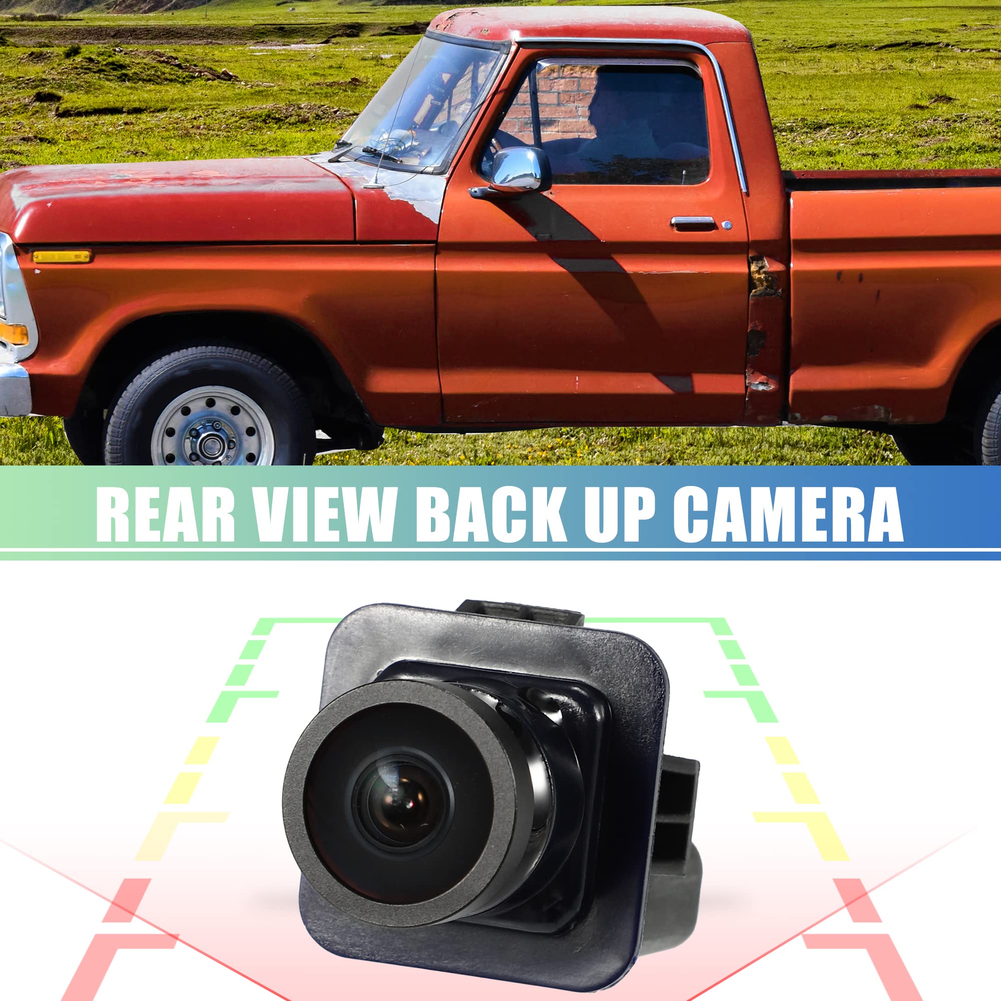 X AUTOHAUX Back Up Camera EL3T-19G490-AA Rear View Park Assist Reverse Camera with Pry Bar for Ford F-150 2011-2014