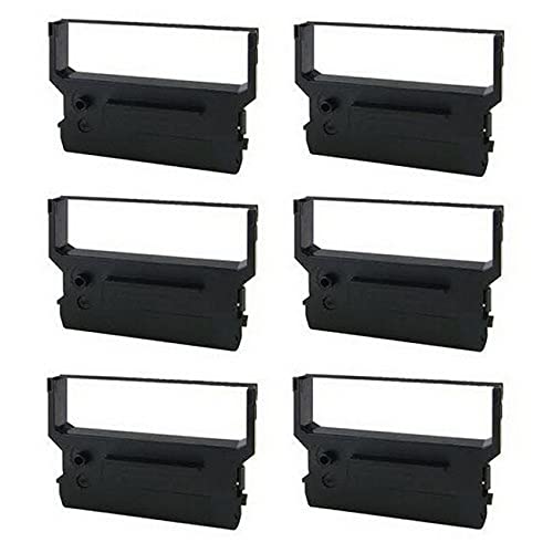 SuppliesMAX Compatible Replacement for Citizen DP-600/DP-650/CBM-710/CBM-750/iDP-3516/iDP-3530/iDP-3540/iDP-4540 Black P.O.S. Printer Ribbons (6/PK) (IR-60B)