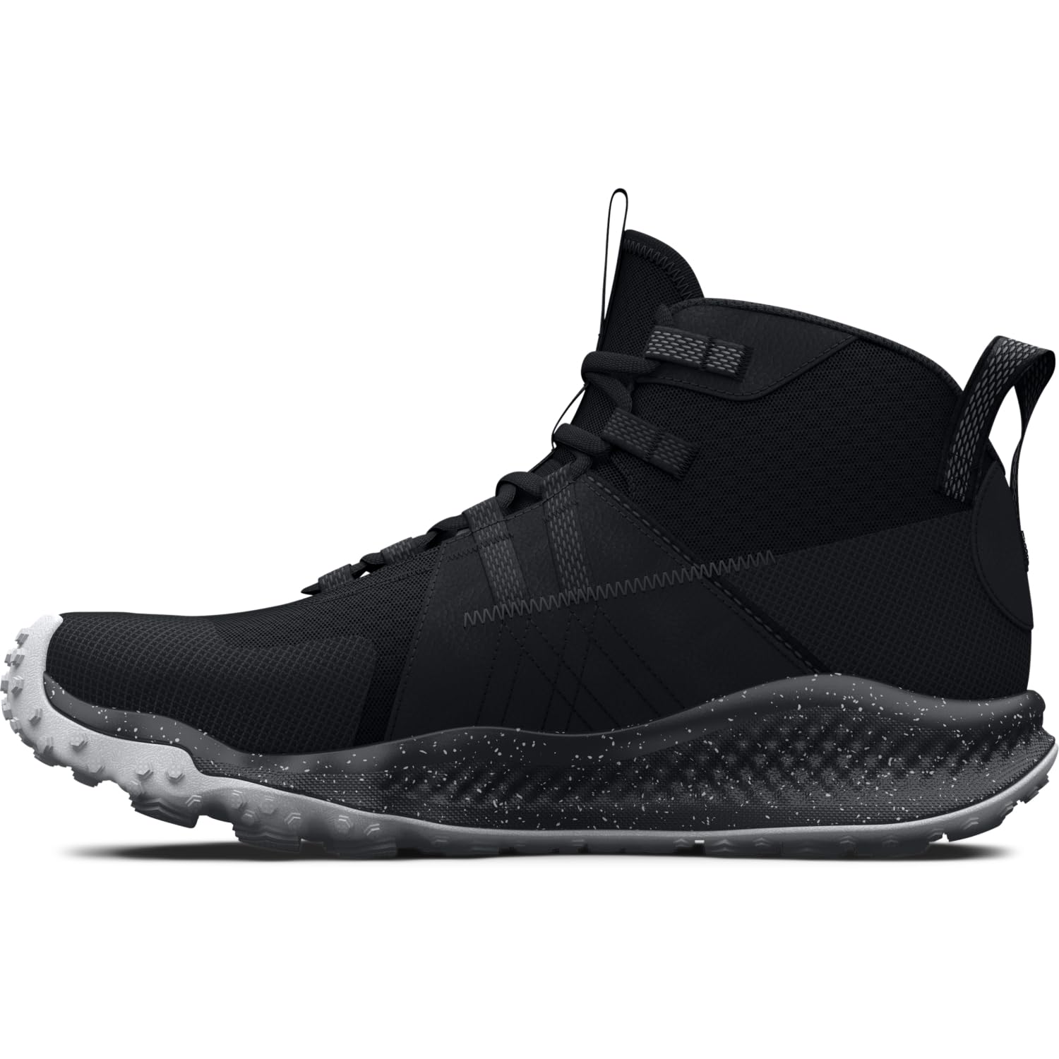 Under Armour Men's Charged Maven Trek, (002) Black/Black/Pitch Gray, 10, US