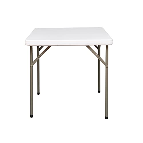 TC LUDUAN White Square Elastic Tablecloth Spandex Card Table Topper Cap Stretch Table Cover Fitted Square Table 36 x 36 Inch