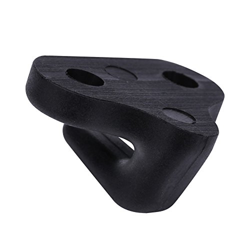 VGEBY Kayak Double Hole Lashing Hooks J Shape Bungee Kit with Flat-Head Screws for Boat Canoe Paddle Board Kayak Lashing Hooks Lashing Hooks