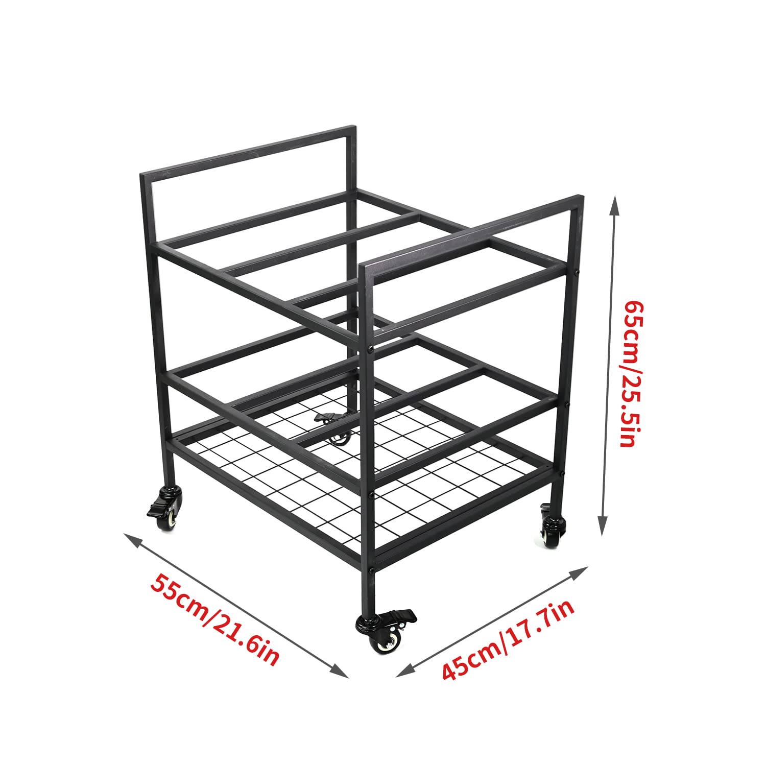 Yoga Mat Storage Racks Multi-Layer Yoga Mat Holder,Dumbbells Kettlebells Foam Roller Cart Home Gym Storage Rack Towel Storage Workout Equipment Storage Organizer with Wheels for Gym Workout Equipment
