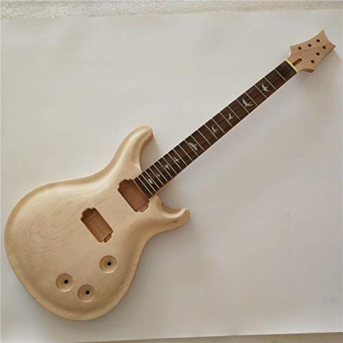 YAFEN New 1 set unfinished guitar neck and body electric guitar kit DIY part 24.75inch