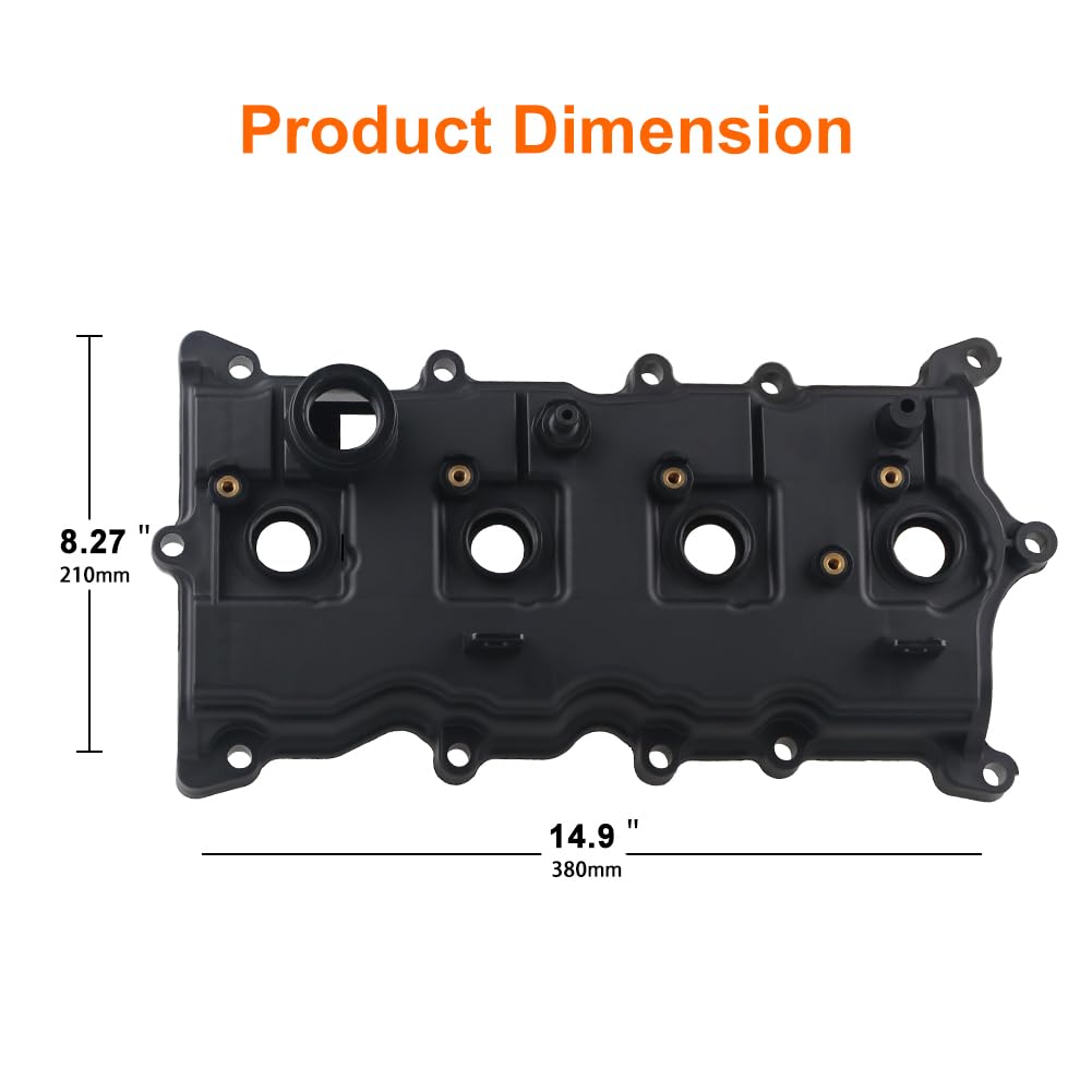 WATERWICH Valve Cover Compatible with Nissan Altima Sentra 2.5L 2007 2008 2009 2010-2013 with Gasket Replaces 13264JA00A 13270JA00A
