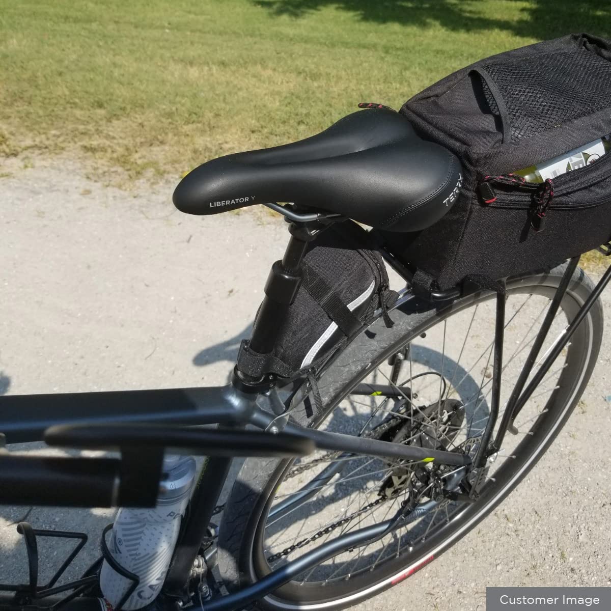 Terry Liberator Y Bike Saddle - Mountain Bicycle Seat for Men - Flexible & Comfortable, Black Dura-Tek Cover