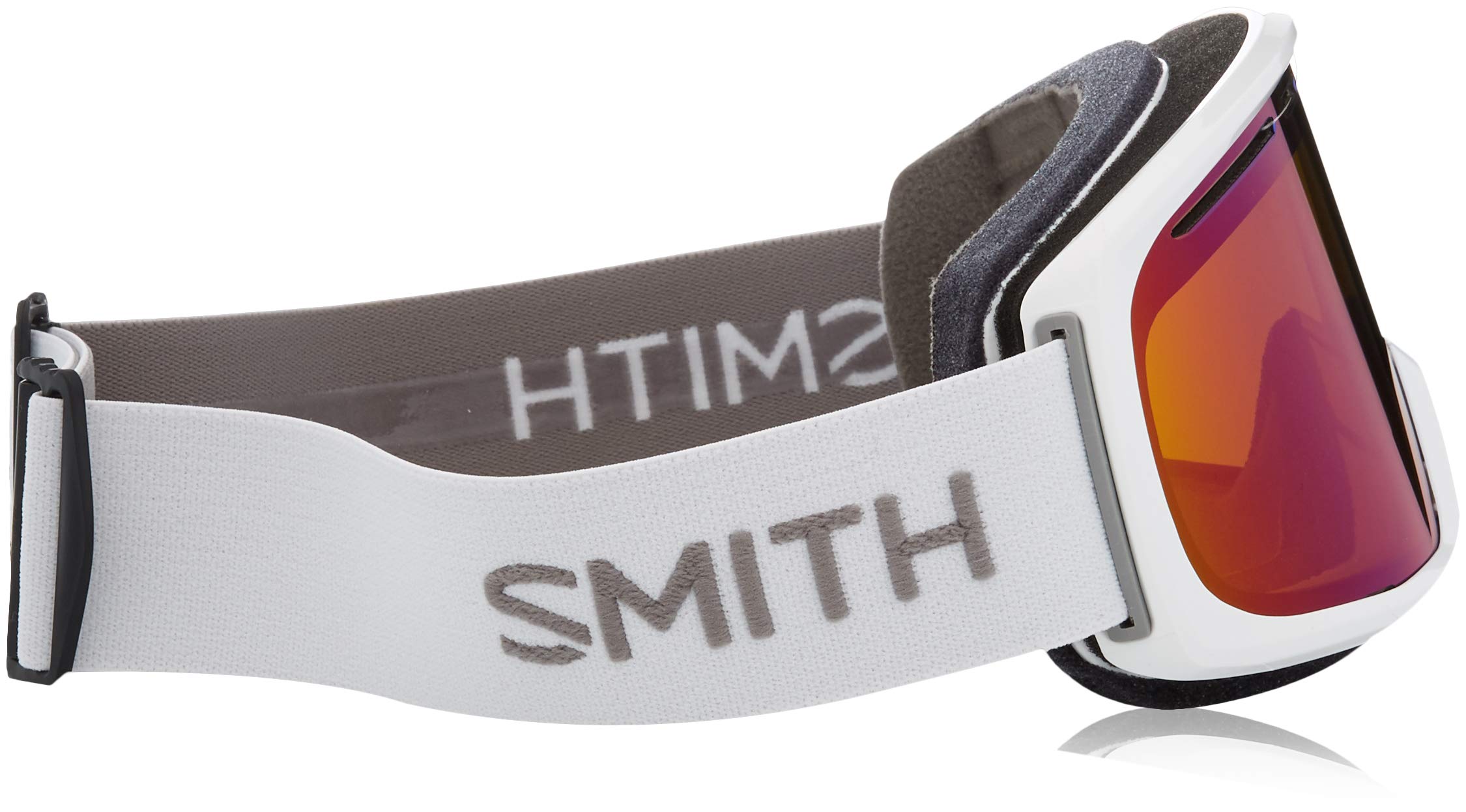 Smith Optics Range Snow Goggles White with Green Sol-X Mirror lens