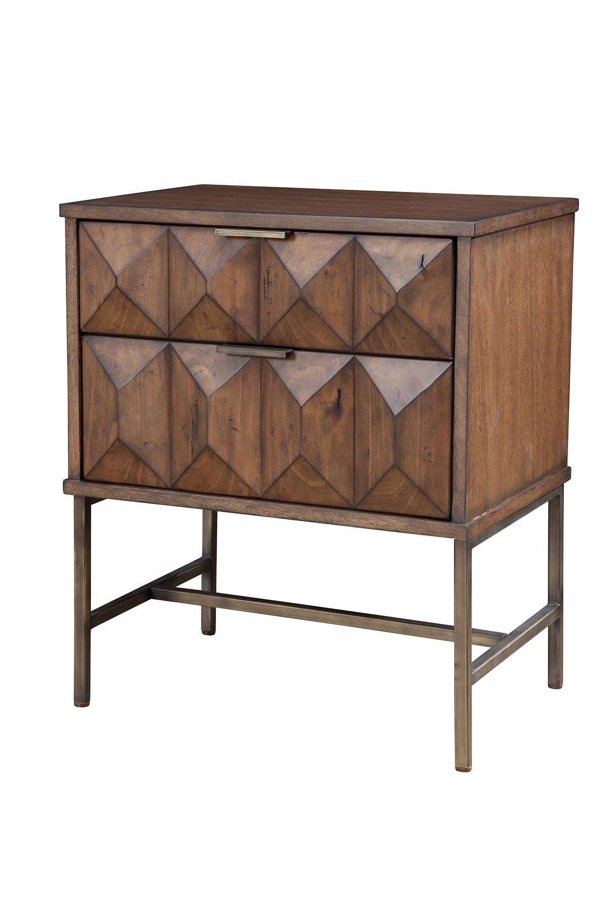 Trig Nightstand, Brown