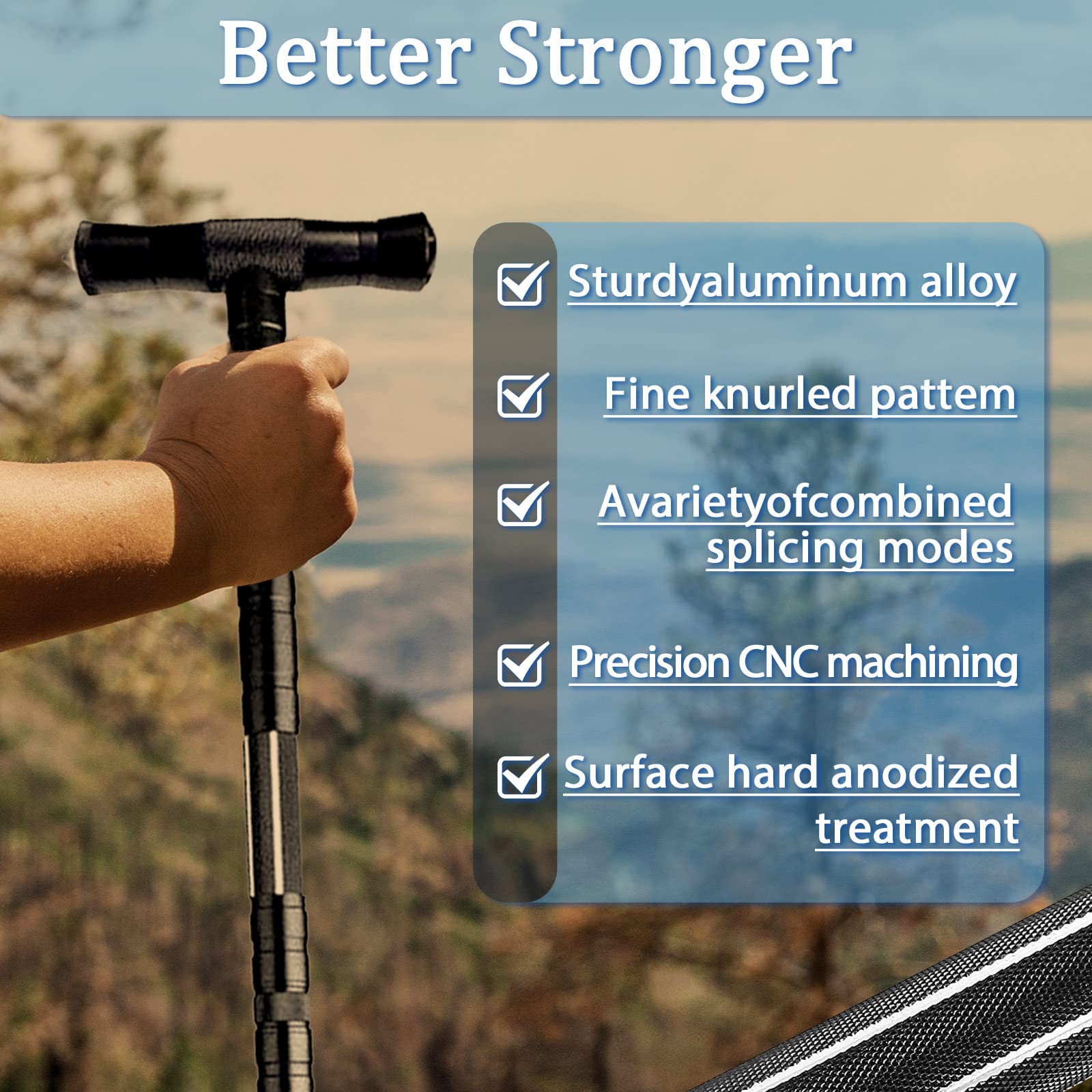 Trekking Pole Trekking Poles for Hiking Carbon Hiking Stick Tactical Outdoor Caming Hiking Walking Stick Tool Version