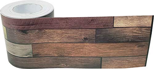 Teacher Created Resources Reclaimed Wood Straight Rolled Border Trim - 50ft - Decorate Bulletin Boards, Walls, Desks, Windows, Doors, Lockers, Schools, Classrooms, Homeschool & Offices