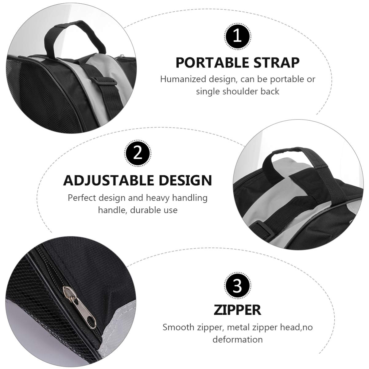 WINOMO Ice Skate Bag Ice Roller Skating Carrying Bag Inline Skating Bag Figure Skate Bag Skates Tote Bags Skating Accessories