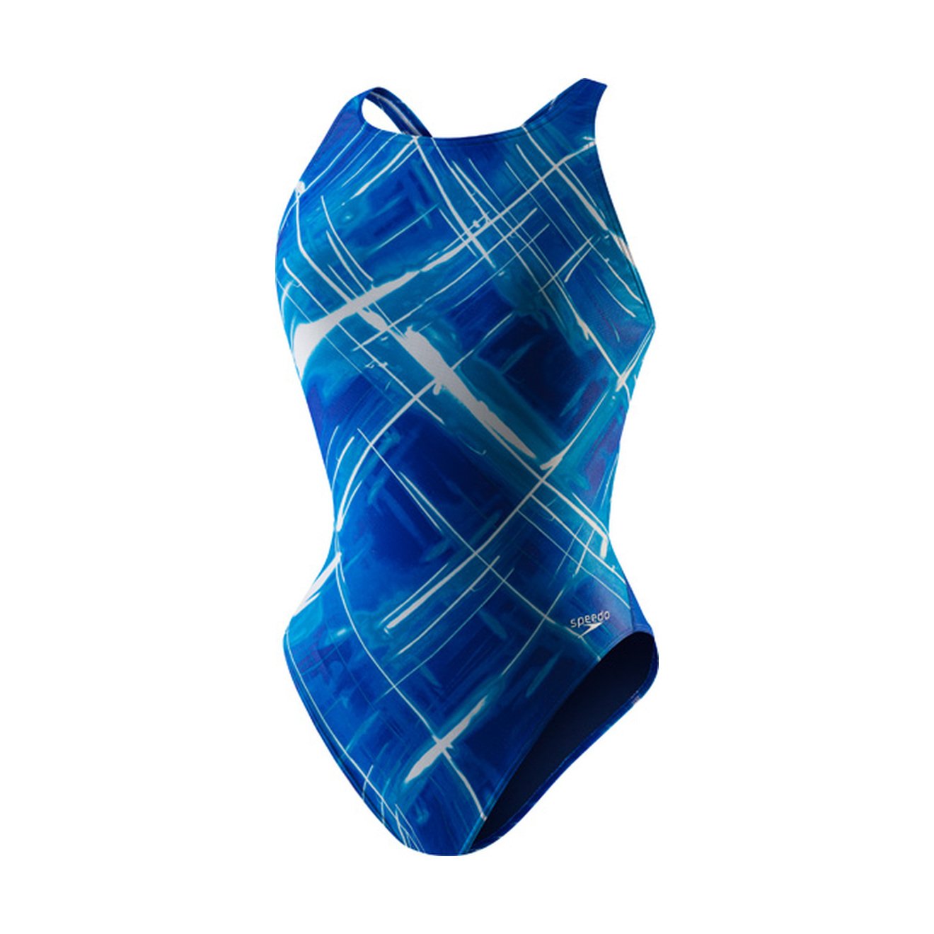 Speedo Women's Swimsuit One Piece Endurance+ Record Breaker Back Printed - Manufacturer Discontinued