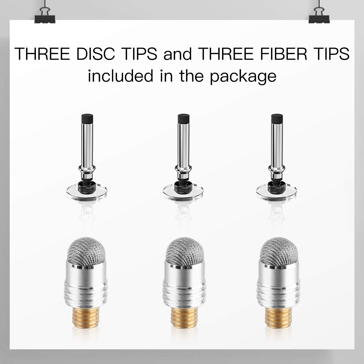 Waysse 3 Stylus Pens for Touch Screens, Capacitive Pen High Sensitivity & Fine Point, Universal Stylus with Clear Disc for iPhone X/8/8plus iPad/iPad Pro/iPad Mini and All Capacitive Touch Screens