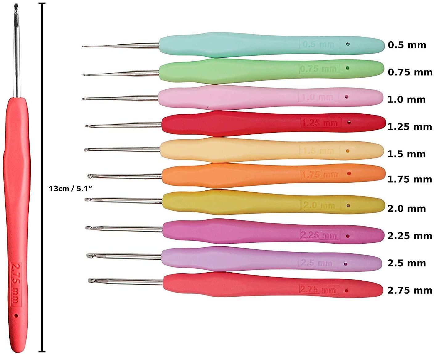 Yarniss Crochet Hooks Set &Sewing Project Kits, Crochet Accessories with Valued Pack for Household