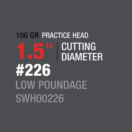 Swhacker Low Pound Practice Head (Pack of 3), 1.5"/100 Grain, Red