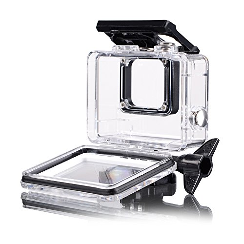 Trehapuva Underwater Housing Case Compatible with GoPro Hero(2018)/GoPro Hero7 Black/6/5 Waterproof Case Diving Protective Housing Shell Replacement Cover with Bracket for Go Pro Camera Accessories