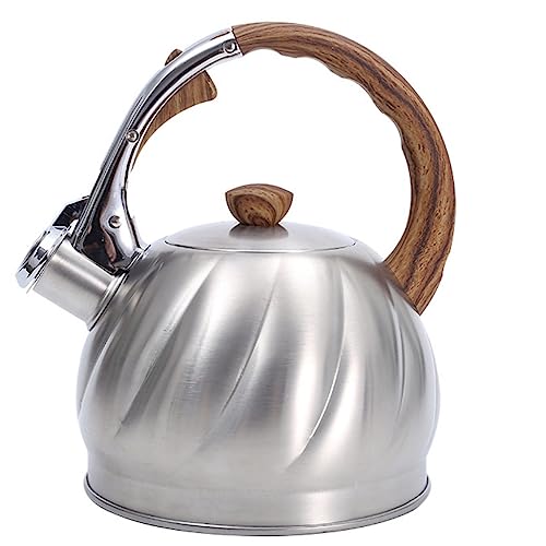 Teapot for Stovetop Stainless Steel Whistle Teapot Kettle Whistling Tea Kettle For Gas Stove Tea Kettle Stovetop