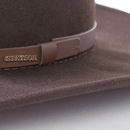 Stetson Men's Sturgis Pinchfront Crushable Wool Felt Hat Cordova Large