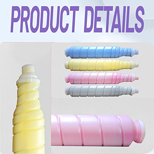 ZIRIA Compatible Toner Cartridges Replacement for Konica Minolta TN616(K+C+M+Y), Work with Bizhub Press C6000 C7000 Printer 4-Color