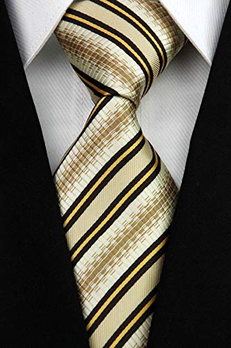 veegood Men's Classic Neck Ties for Men 10 Pack Classy Men's Tie Woven Jacquard Ties Party Suit B10VG01