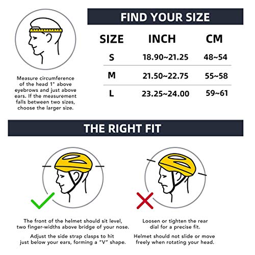 Skateboard Bike Helmet with Two Removable Liners Adjustable Ventilation for Multi-Sport Scooter Roller Skate Inline Skating,3 Sizes for Kids,Youth,Adult