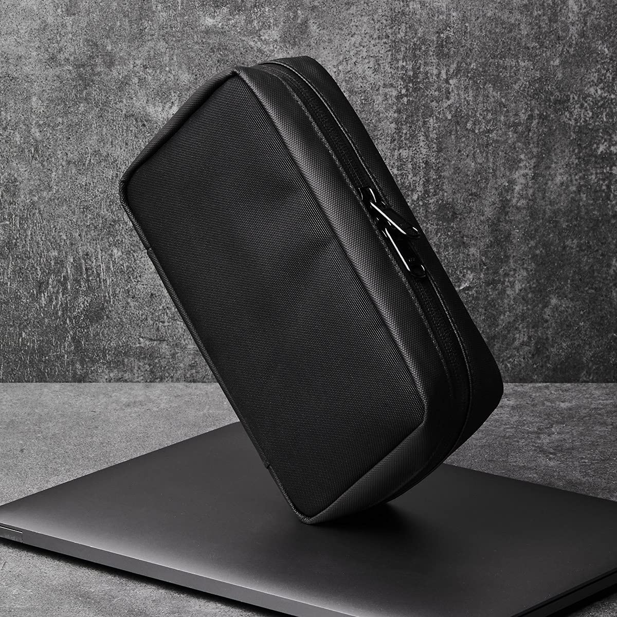 Tech Kit by ALPAKA | Tech Pouch for your Cables, Chargers, Powerbank, Earbuds, SD Cards, Tech Essentials (Black)