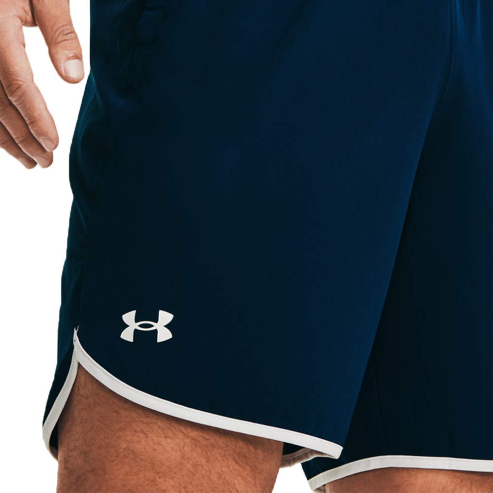 Under Armour Qualifier Train Shorts, Academy Blue (408)/White, Large