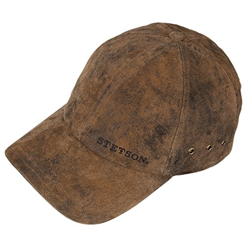 Stetson Rawlins Pigskin Baseball Cap Men Brown One Size