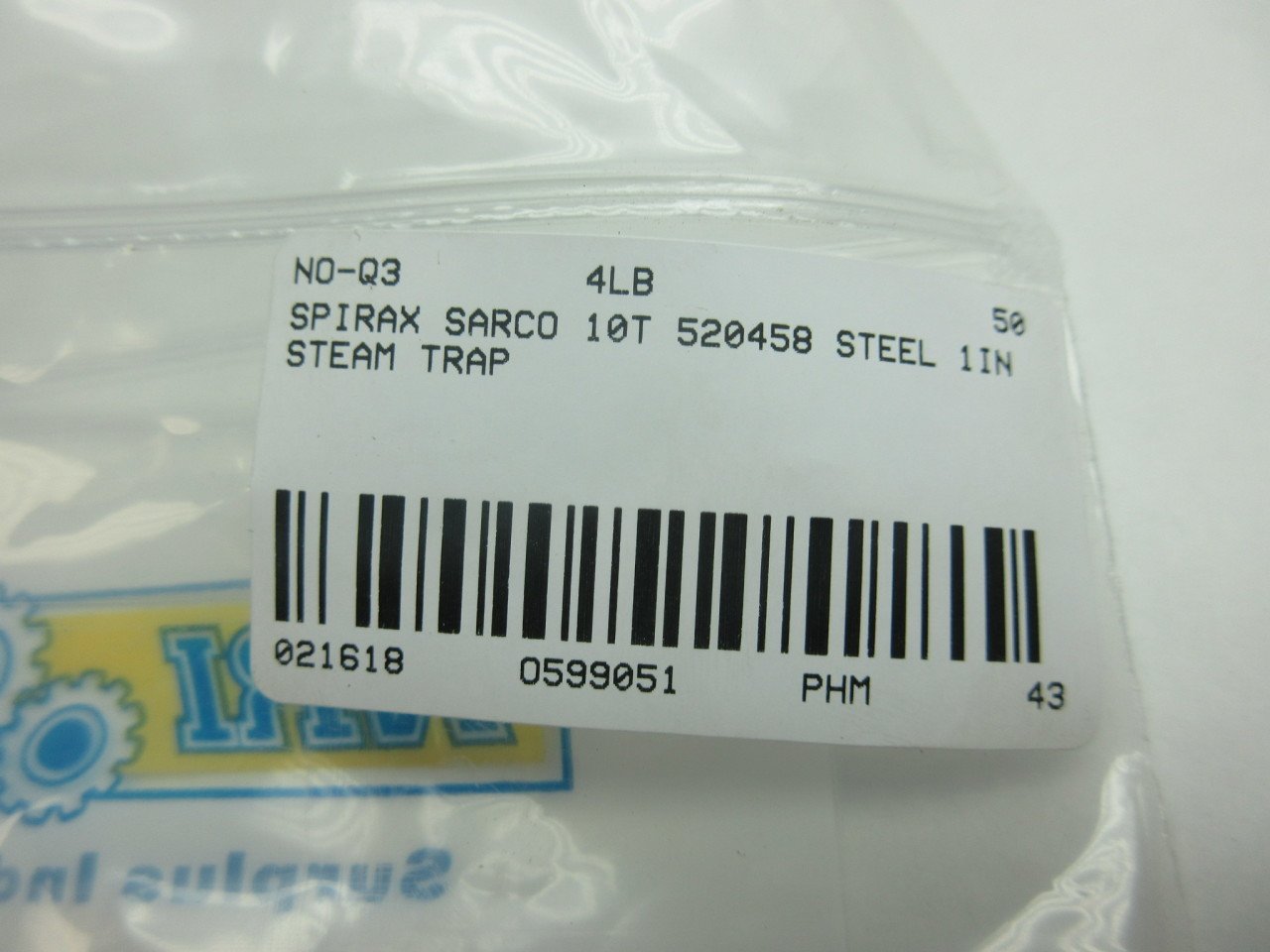 SPIRAX SARCO BX6 Steel Socket Weld 1IN Strainer D599051