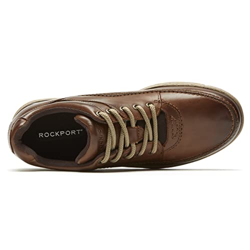 Rockport Men's World Tour Classic Walking Shoe, Brown Leather, 14 Wide