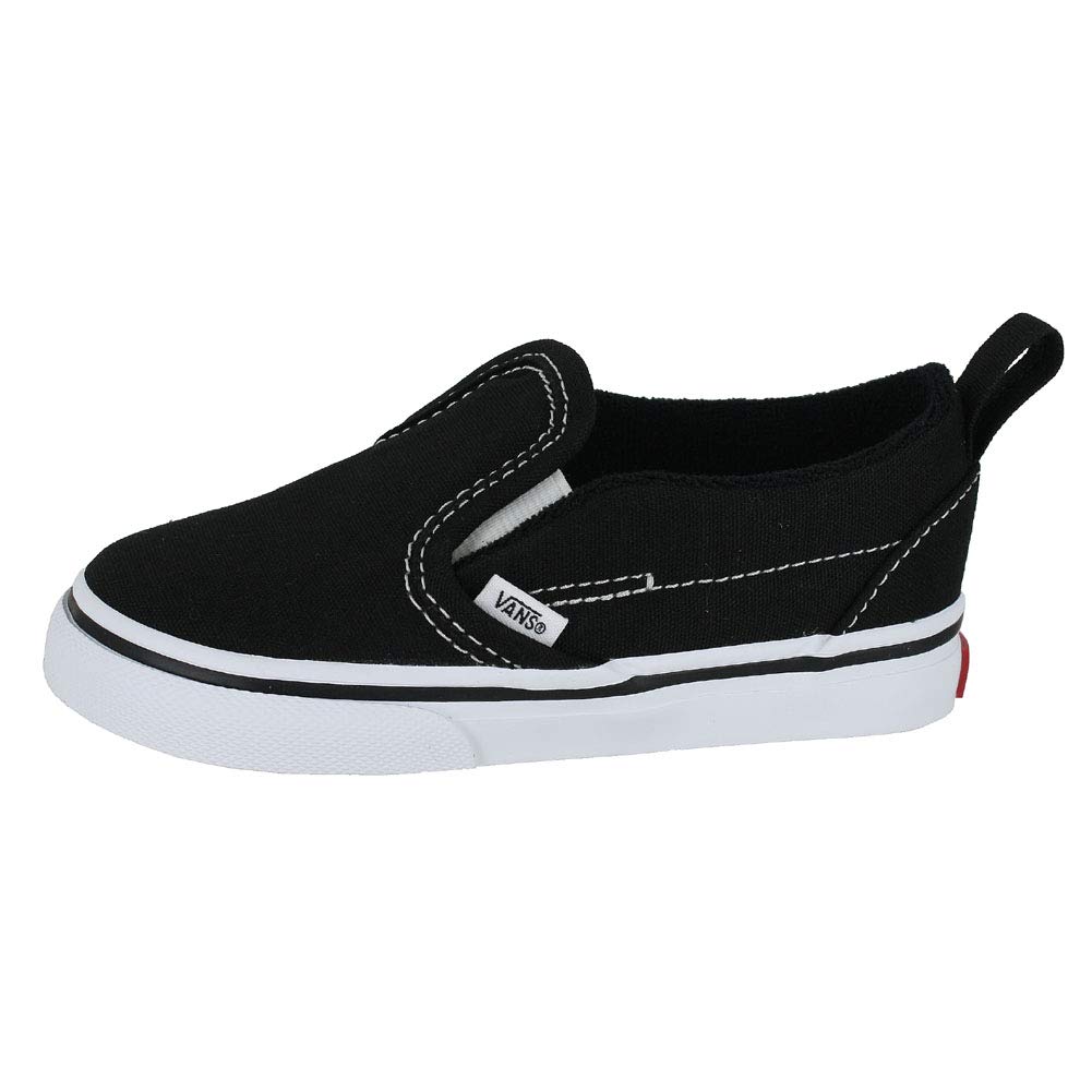 Vans Toddler T Slip ON V Black White Size 10