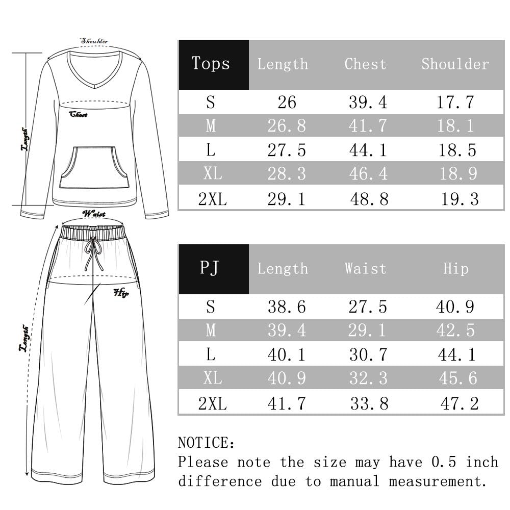 U2SKIIN Mens Pajama Set, Plaid Pajamas for men Long Sleeve Sleepwear Warm Pjs Set with Pockets(Black/Red-Black Plaid, XL)