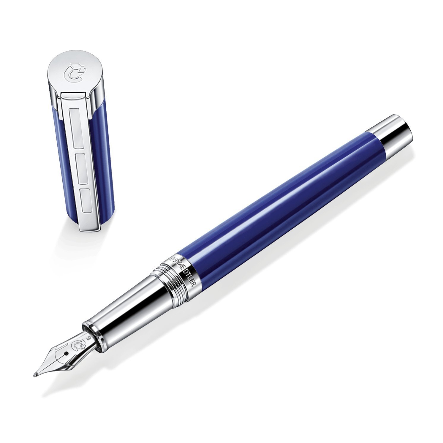 STAEDTLER Premium Initium Resina Fountain Pen, Resin, Blue, EF, 9PB113EF