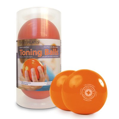 STOTT PILATES Merrithew Toning Ball – 1 lb (Two-Pack)
