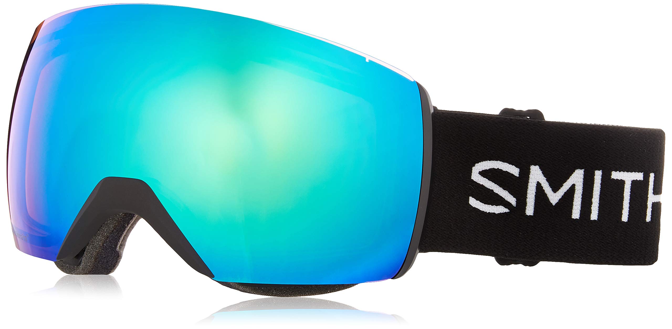Smith Skyline XL Snow Winter Goggles Interchangeable Spherical Series - 20 Feet Black , Chromapop Everyday Green Mirror , One Size