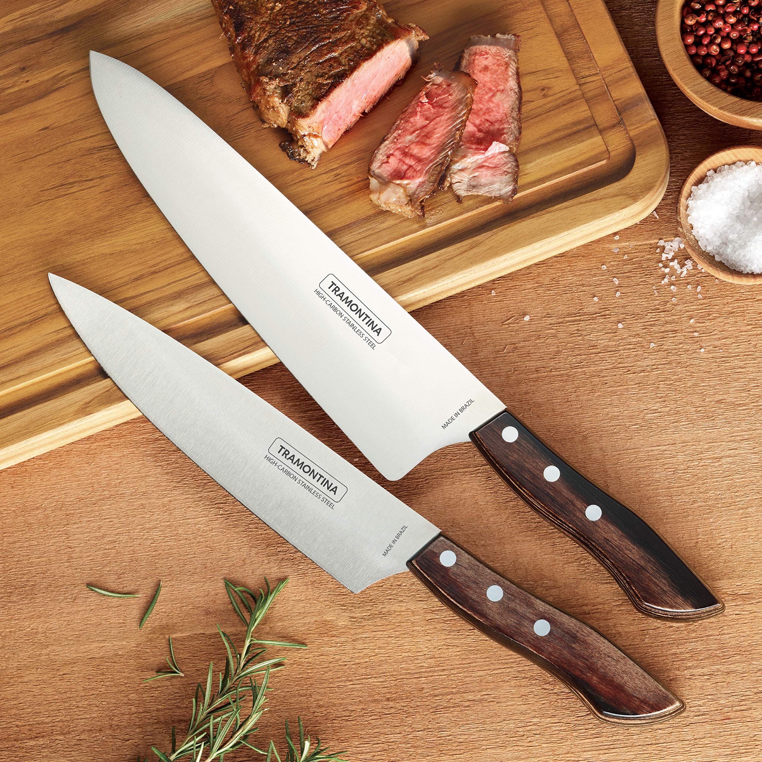 Tramontina Chef's Knife & Tong Set 2 Pk - 2 Pc, 80015/001DS