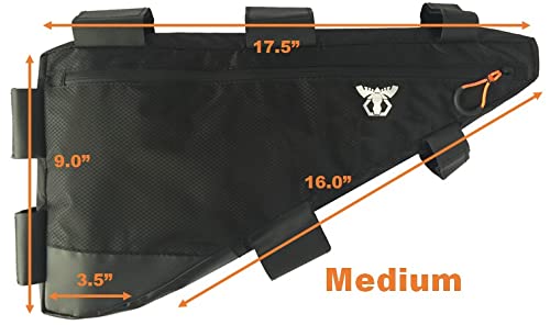 Trail Mountain Bike Full Frame Bag | Bicycle Touring, Bikepacking, Commuting Pack | Trail/Mountain Small, Medium, Large