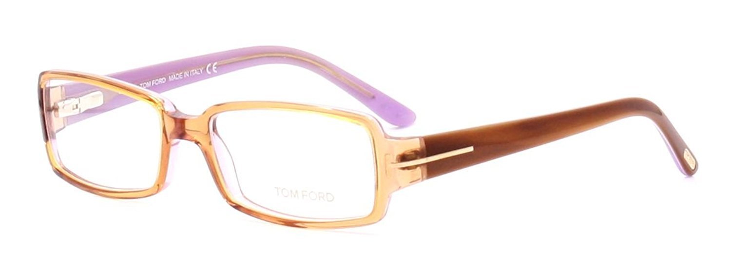 Tom Ford Eyeglasses TF5185 050 Size:53 Transparent Brown/Purple 5185
