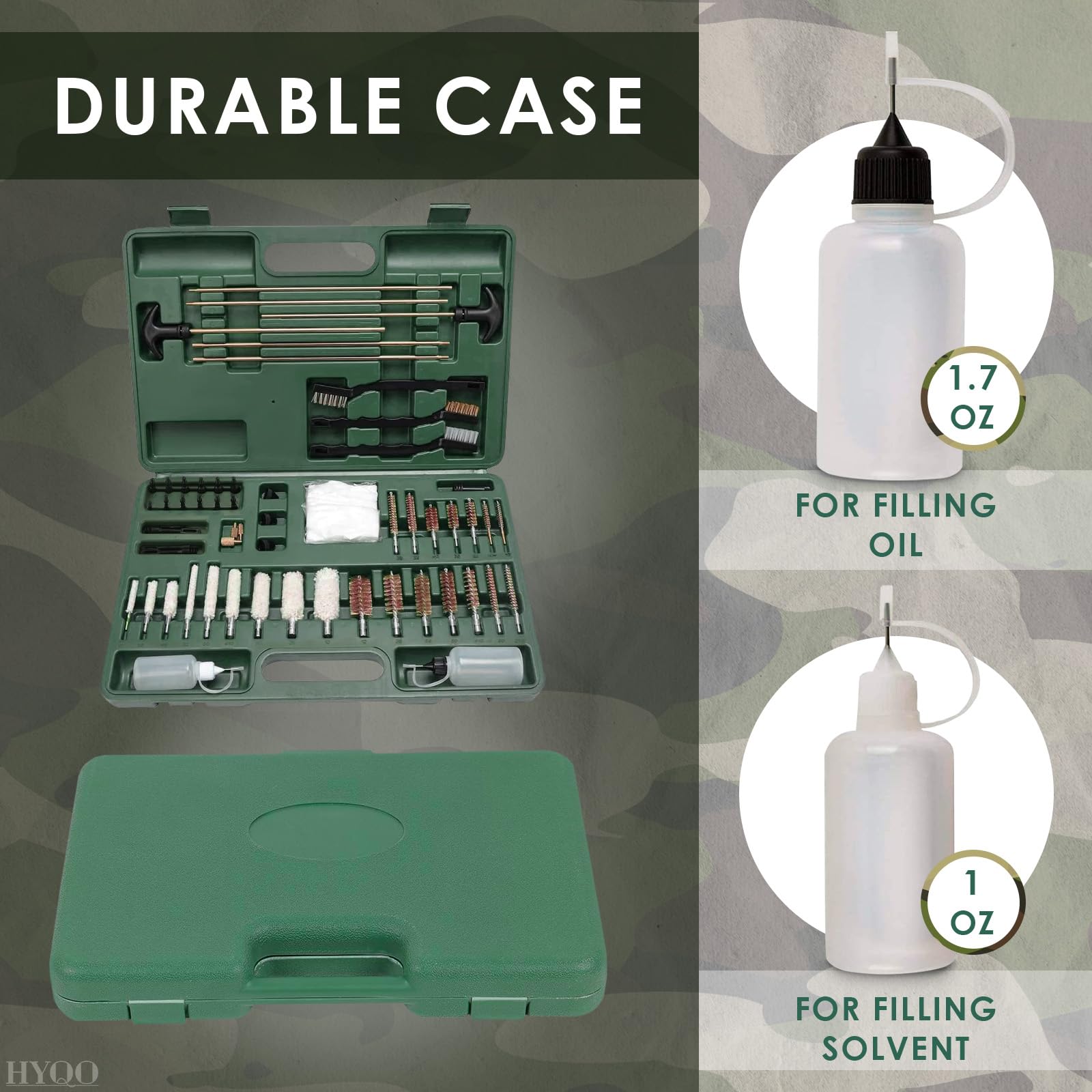 Universal Cleaning Kit with Cleaning Mat - Hand Cleaning Kits - Accessories for Men Cleaning Kit for Hunting for All Caliber