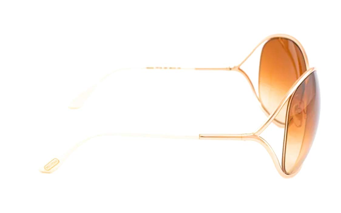 Tom Ford FT0130 Miranda Sunglasses 28F Shiny Rose Gold