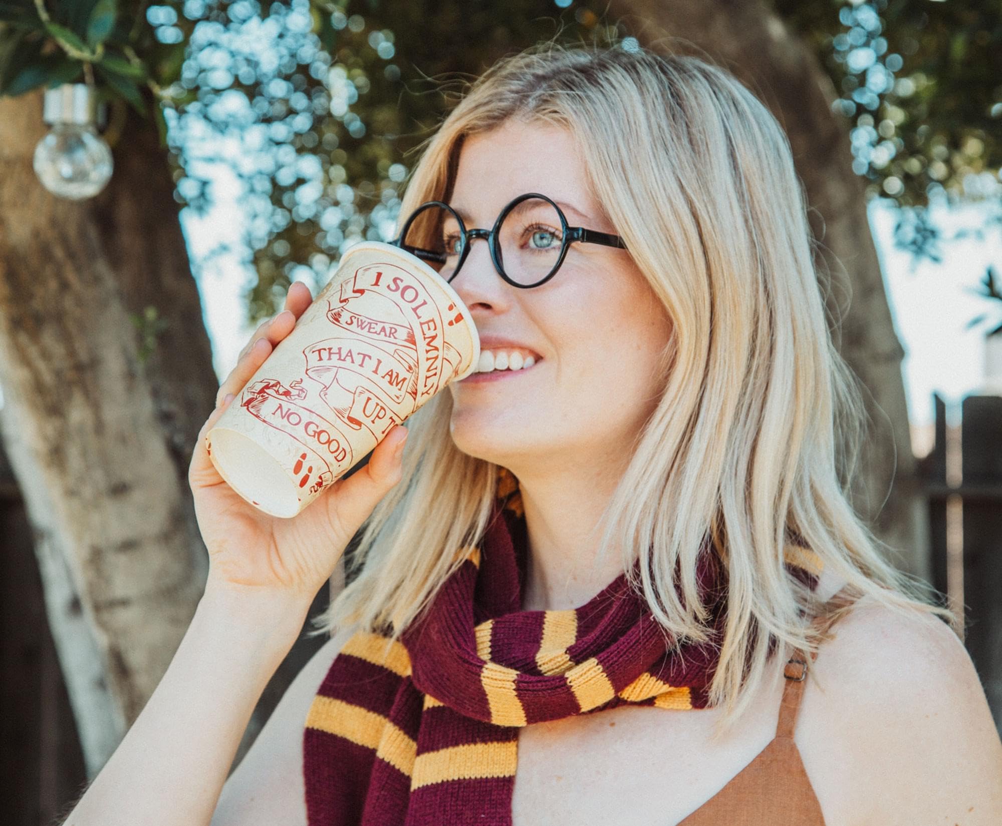 Silver Buffalo Harry Potter Mischief Managed Party Tableware, Paper Plates Cups Napkins Party Pack Set, 60 Piece,Yellow