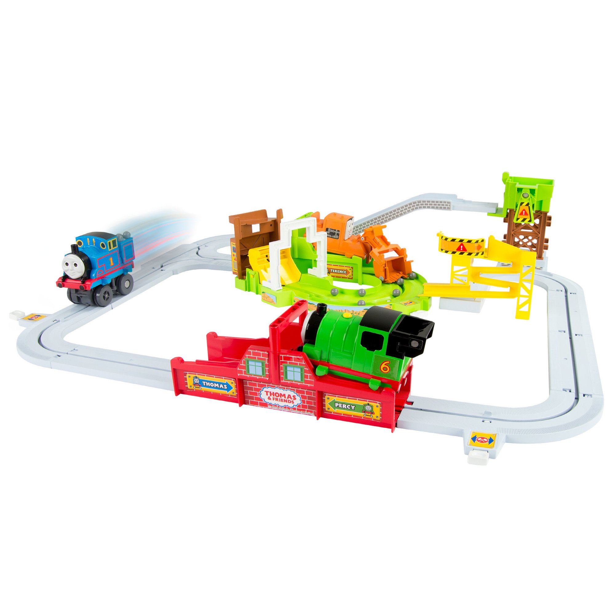Thomas and Friends Big Loader β Motorized Thomas the Train Set β Includes Thomas the Train, Percy the Train, and Terence the Tractor β Girls and Boys Ages 3 Years and Up