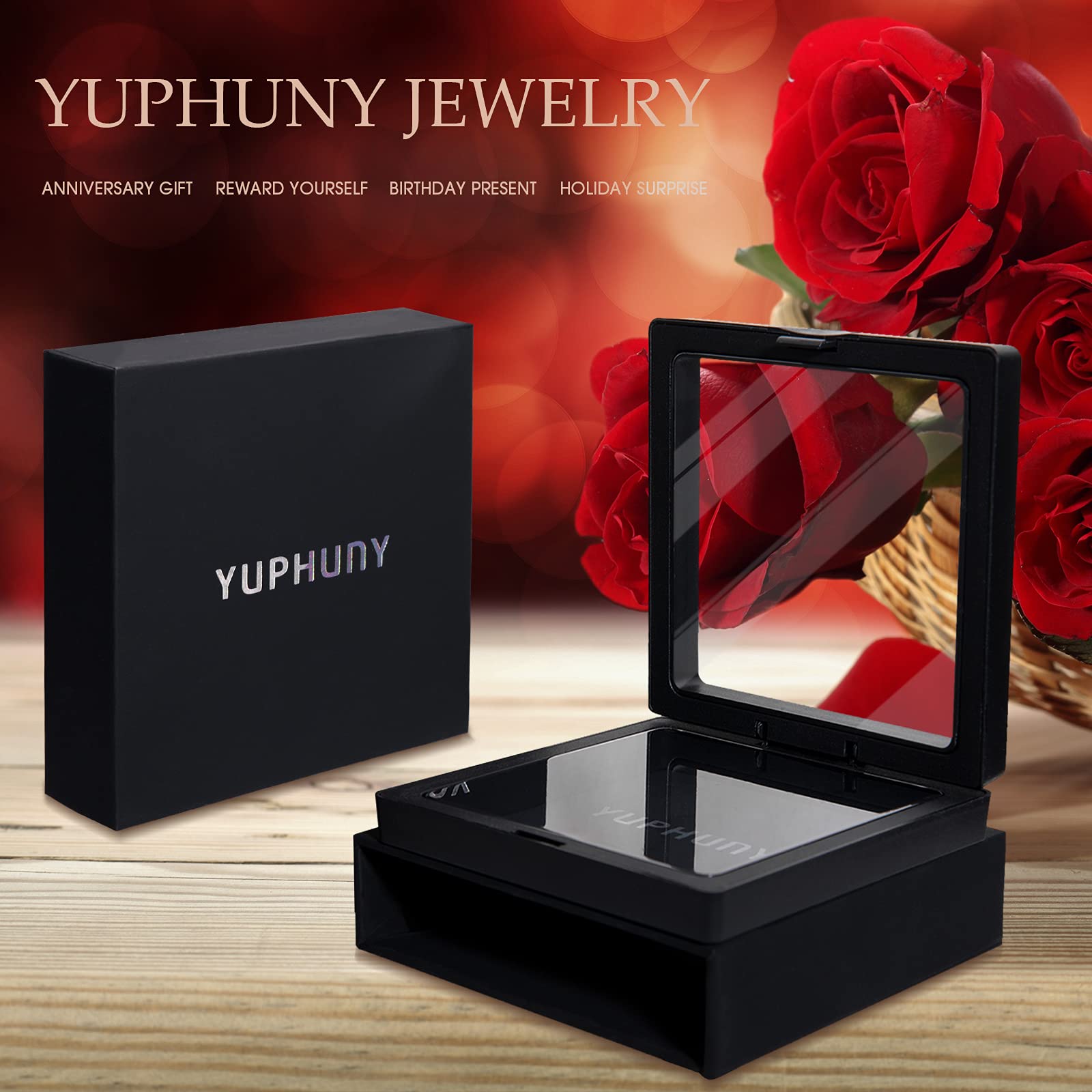 YUPHUNY 925 Sterling Silver 1 Carat Cubic Zirconia Engagement Ring Snowflake Heart Irregular Ladies Wedding Ring Size 6-9
