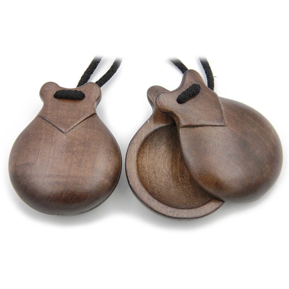 Semi-Professional Jale Spanish Flamenco Castanets Castañuelas Imitación Granadillo Made In Spain Ref#107 (5)