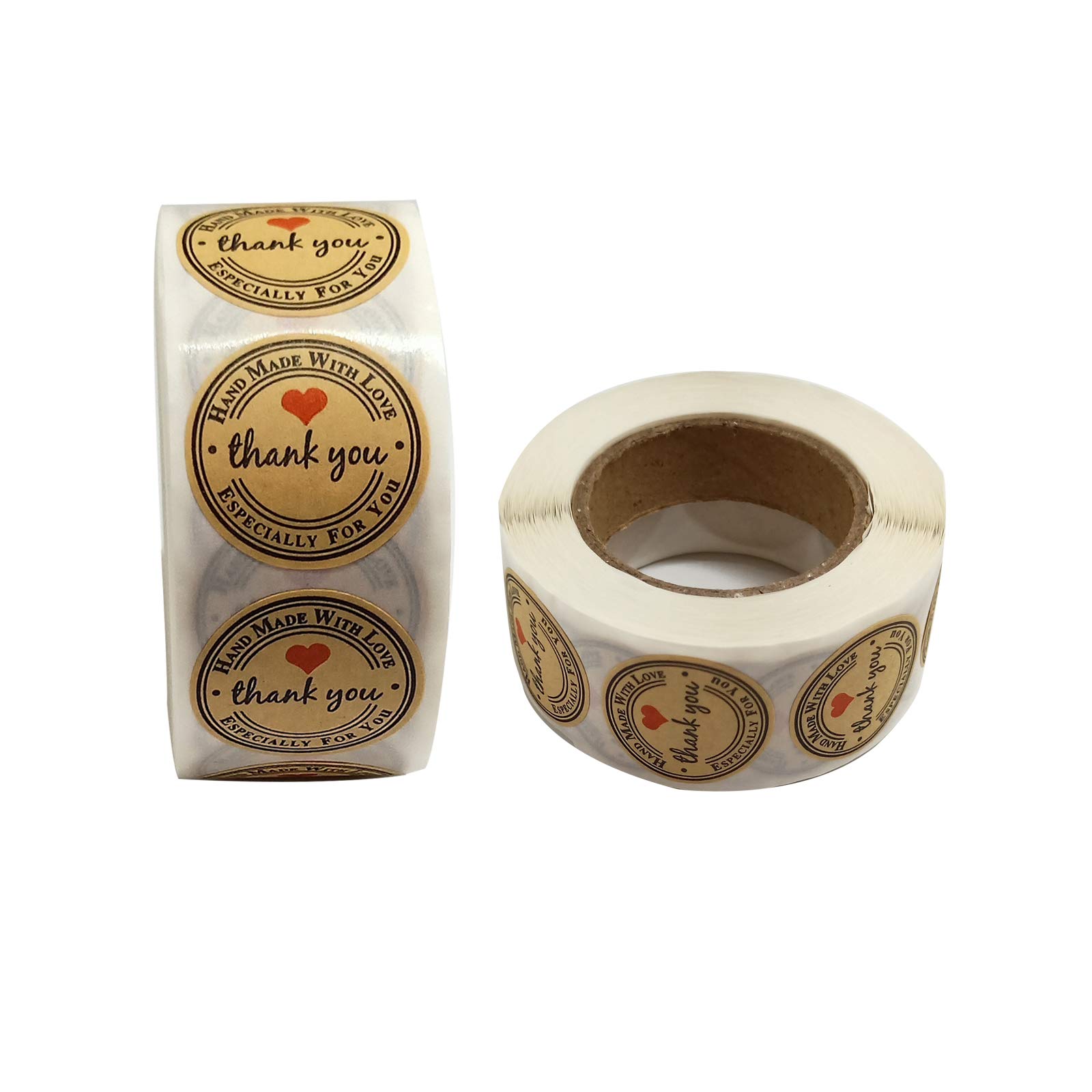 Thank You Stickers Supporting My Small Business Label 1 Inch Round Modern 1000pcs for Envelopes, Gift Bags,envelopes